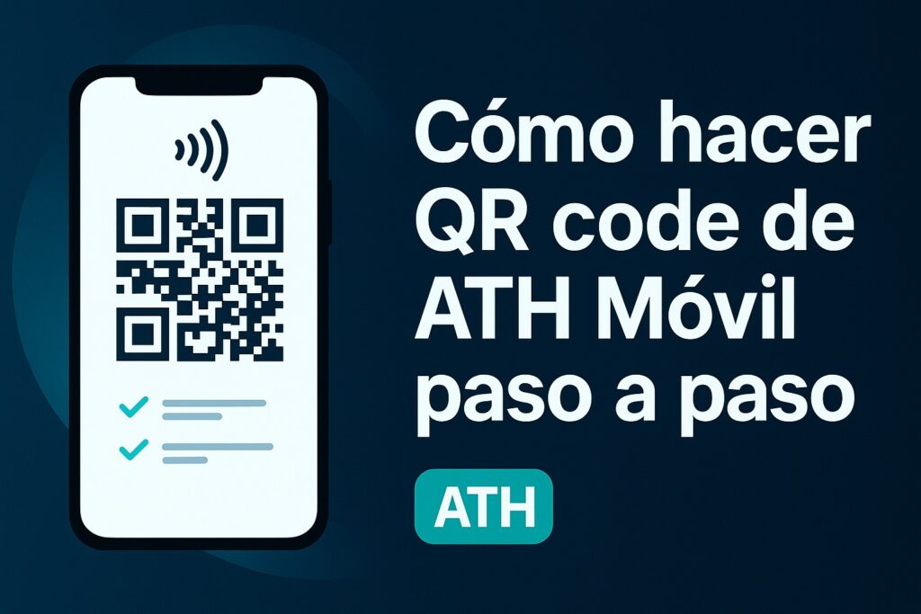 Cómo hacer qr code de ath movil paso a paso