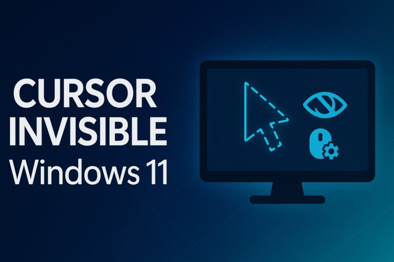 Cursor invisible Windows 11: causas y soluciones 2025