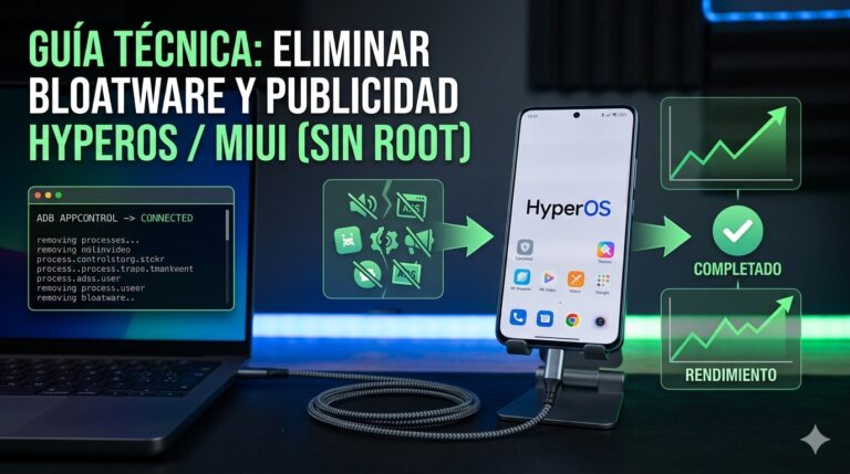 Cómo eliminar publicidad y bloatware en HyperOS y MIUI (2026)